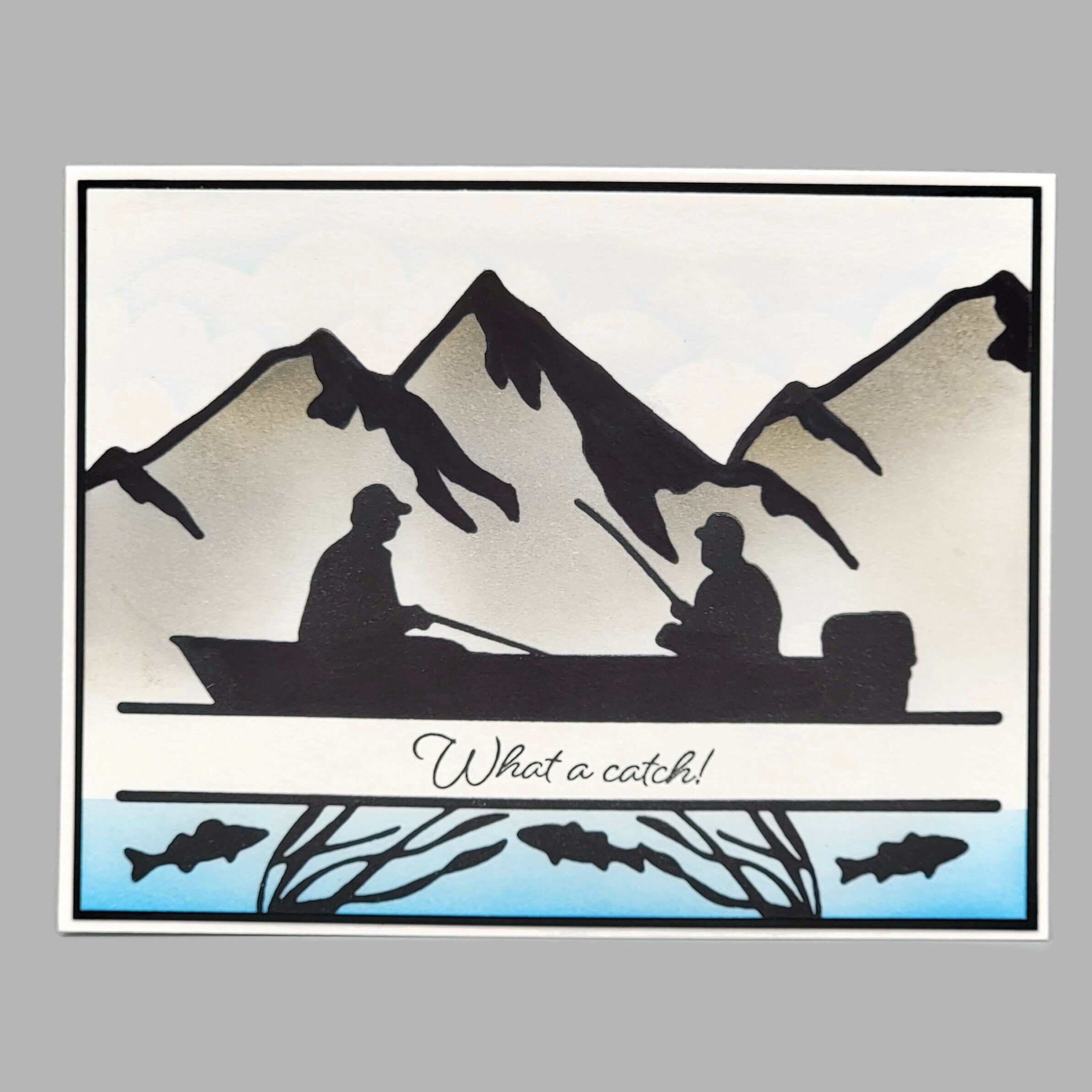 What A Catch Outdoor Sportsman Fishing Boat Themed Handmade - Etsy