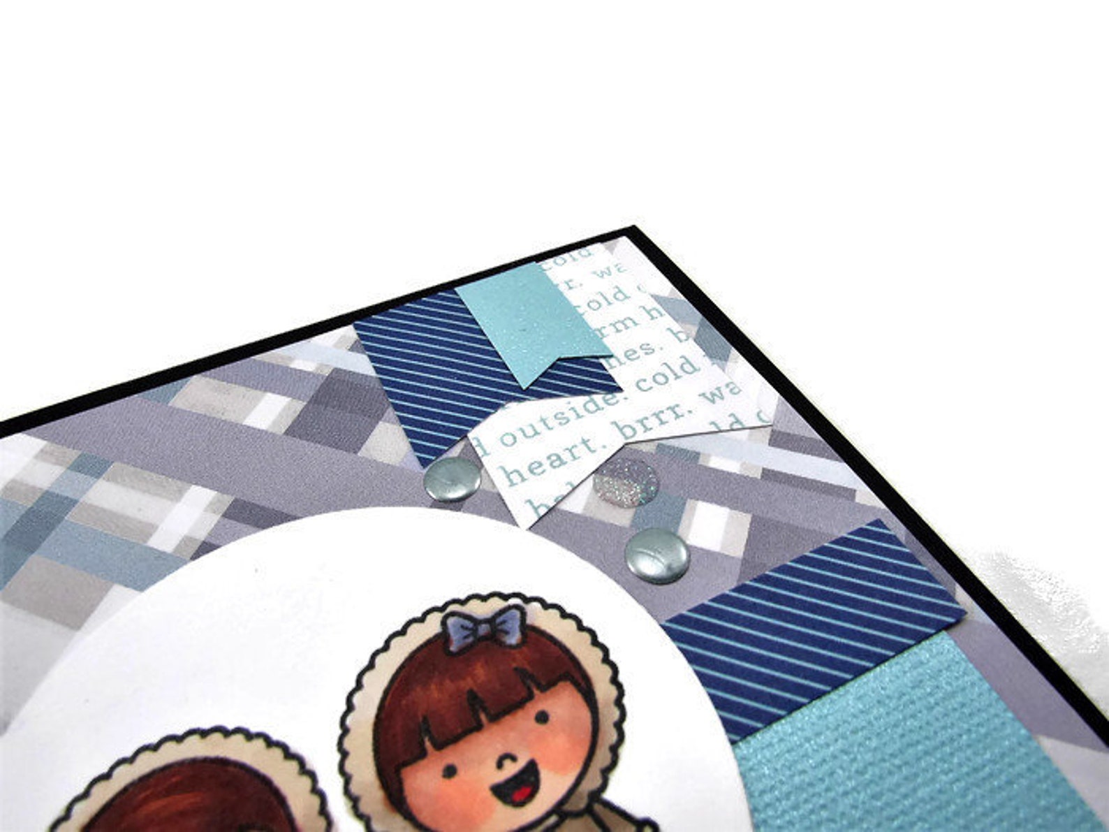 Handmade Love Card Eskimo Kisses Hand Colored Eskimo Themed Card for ...