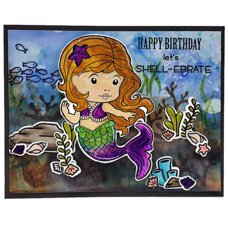 Handmade Birthday Card Happy Birthday Let's SHELLEBRATE - Etsy