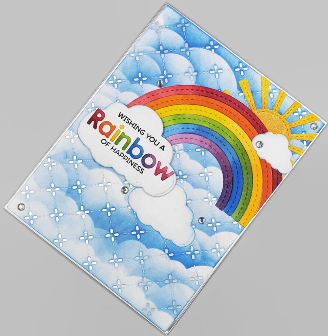 Wishing You A Rainbow of Happiness Encouragement Card - Etsy