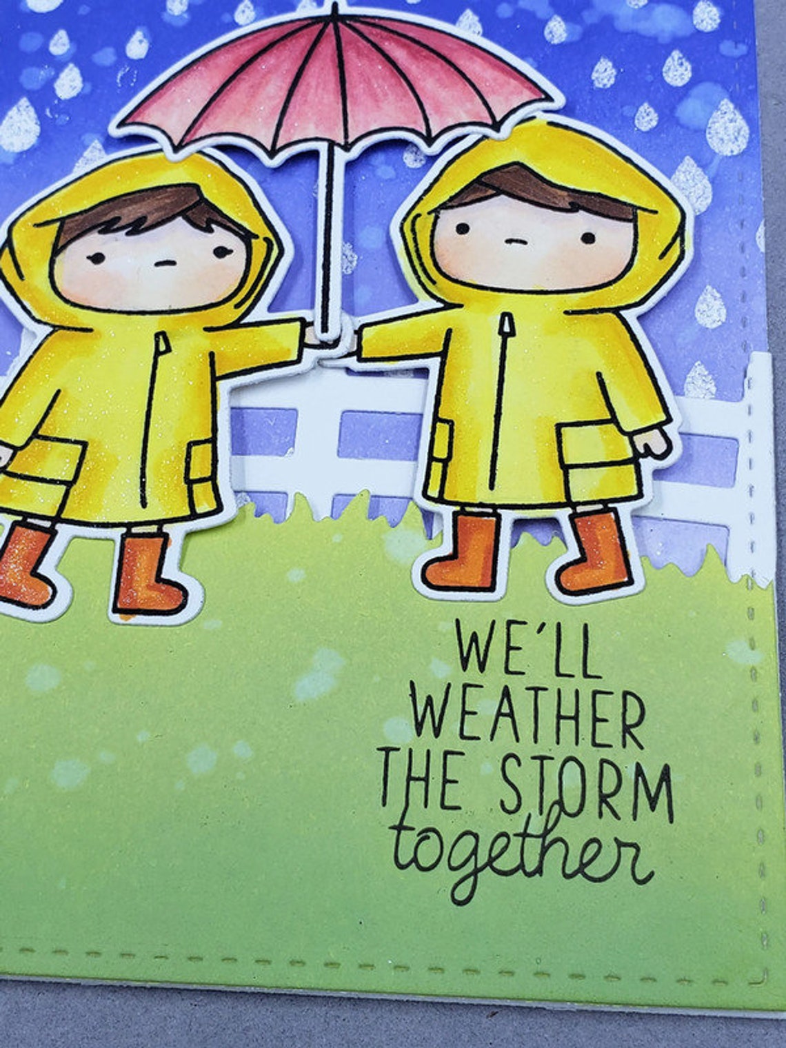 We'll Weather the Storm Together Encouragement Card - Etsy