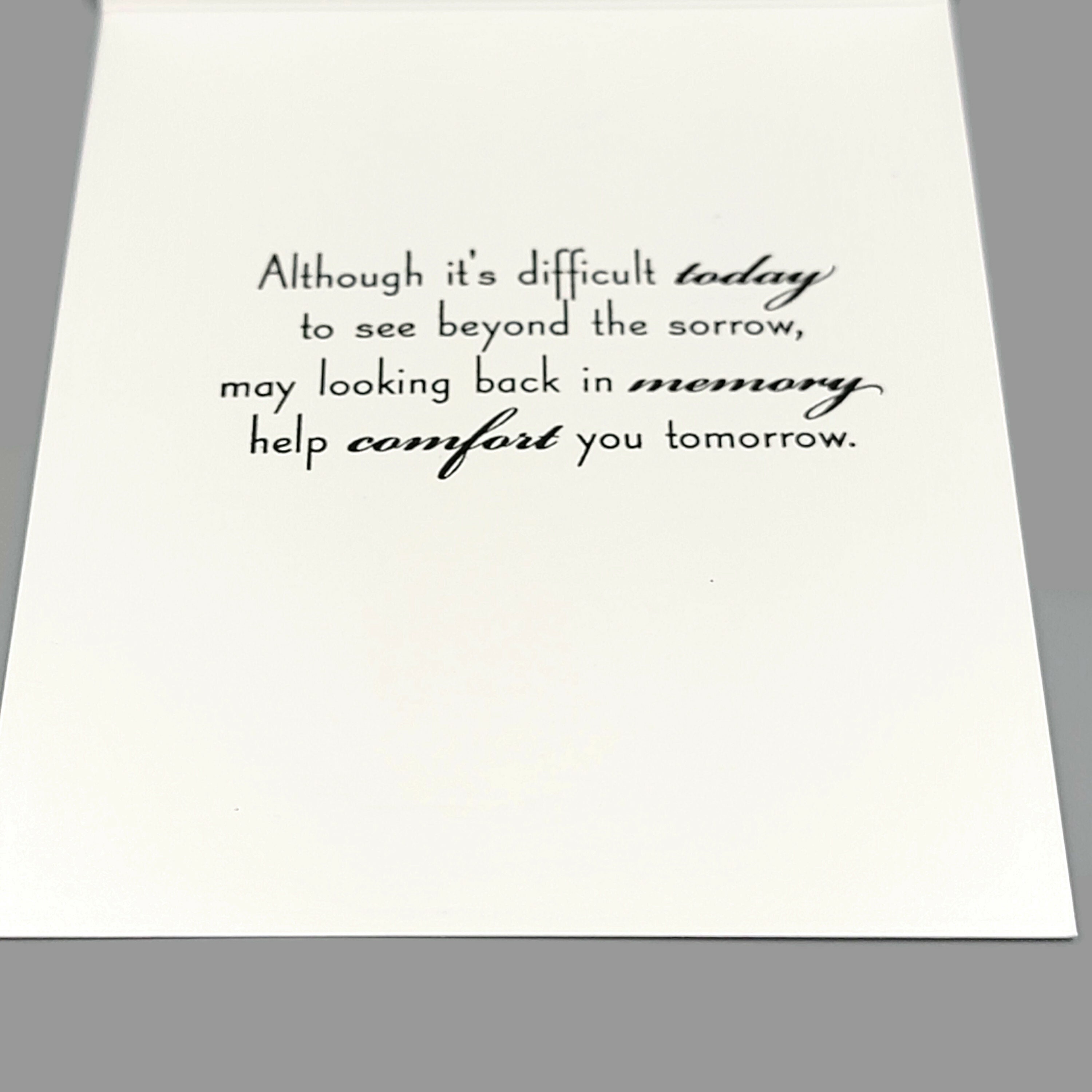 With Sympathy Although It's Difficult Today to See Beyond the Sorrow ...