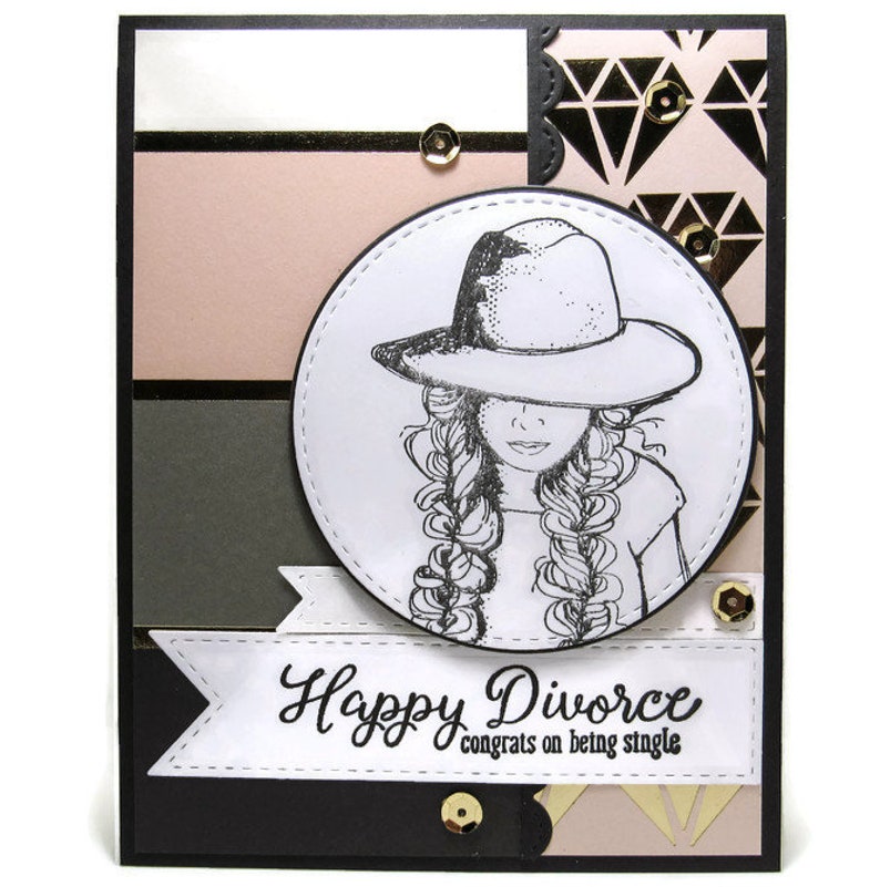 Handmade Happy Divorce Congrats on Being Single Card With Pink - Etsy