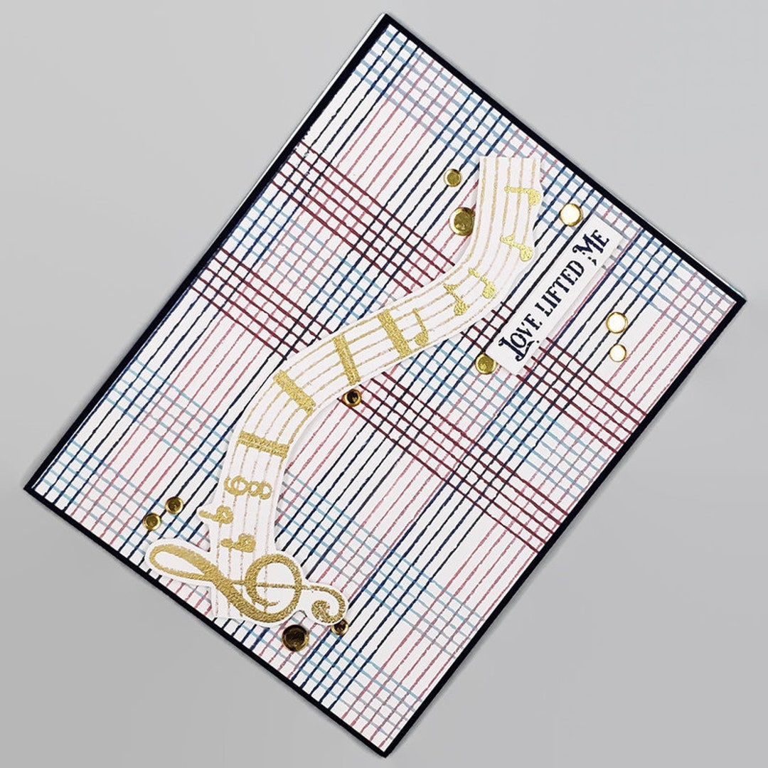 Love Lifted Me Musical Notes Religious Greeting Card - Etsy