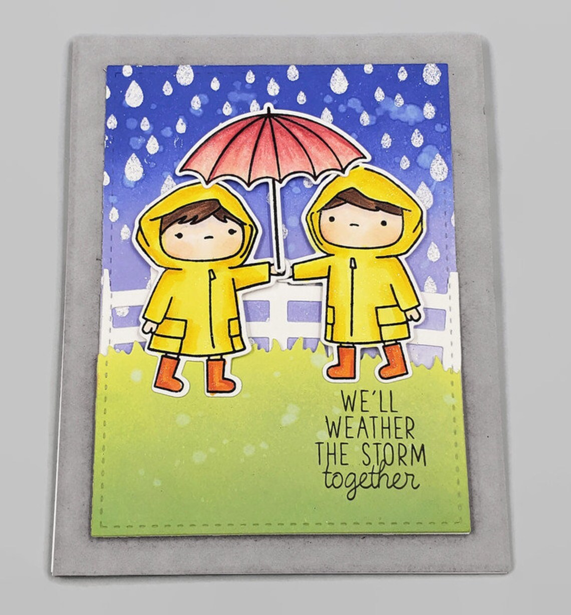 We'll Weather the Storm Together Encouragement Card - Etsy