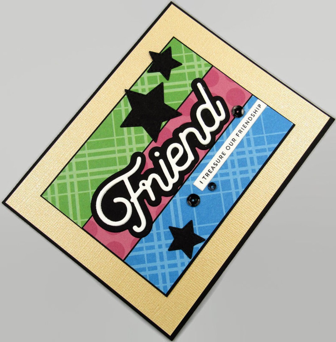 Friend I Treasure Our Friendship Greeting Card 2019109 - Etsy