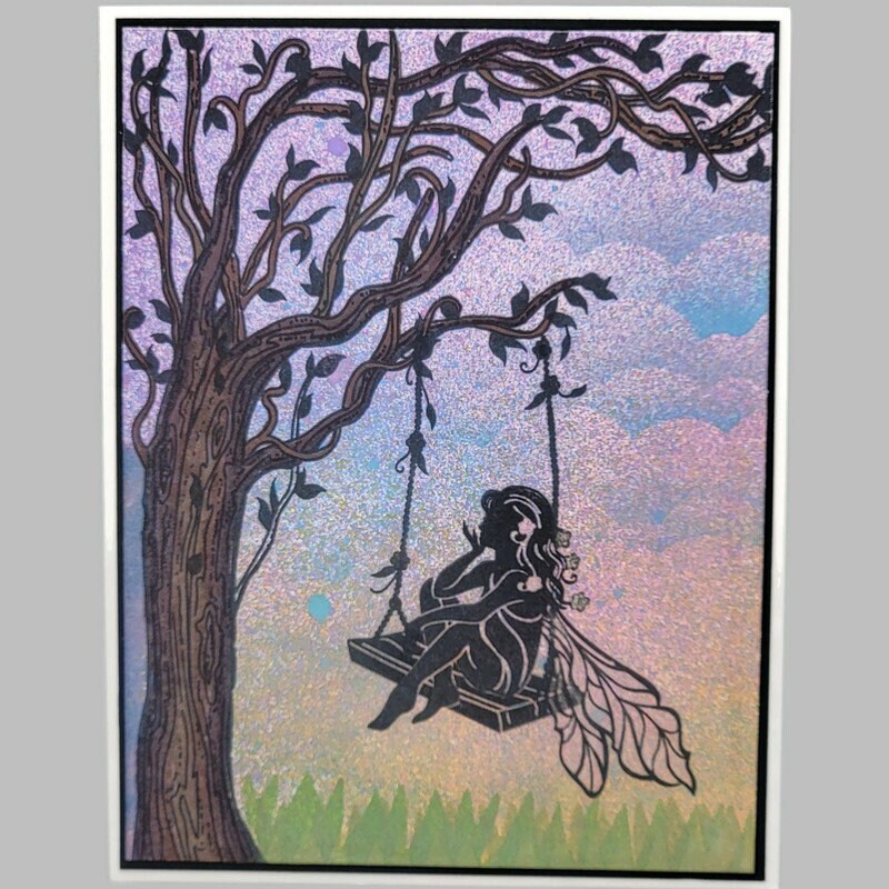 Handmade Fairy Themed Greeting Card Blank Note Card - Etsy