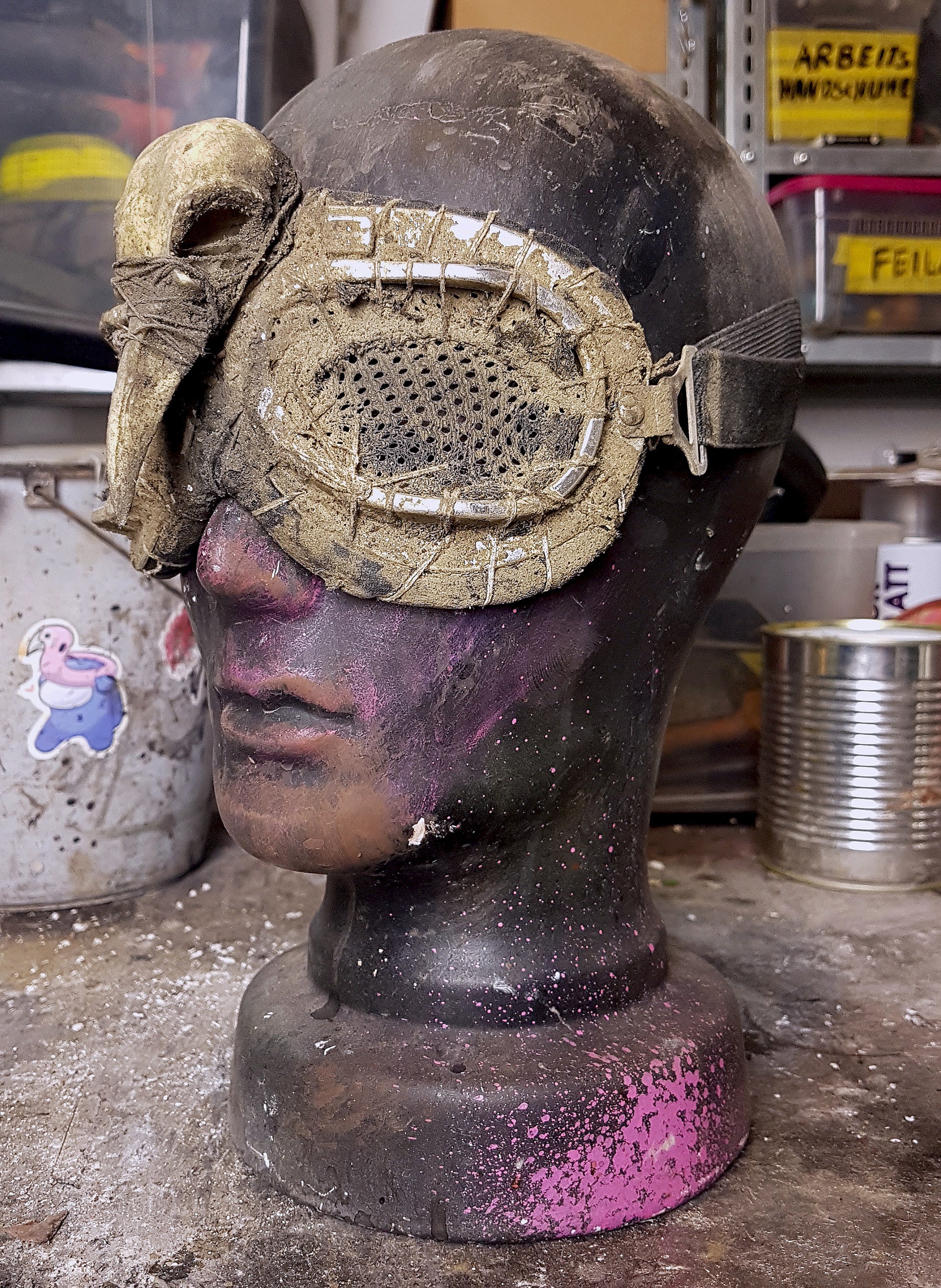 Post Apocalyptic Raven Skull Goggles - Etsy