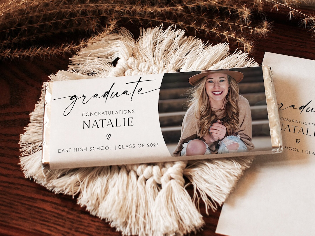 Graduation Candy Bar Wrapper Template, Photo Candy Bar Wrapper ...