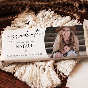 Graduation Candy Bar Wrapper Template, Photo Candy Bar Wrapper ...