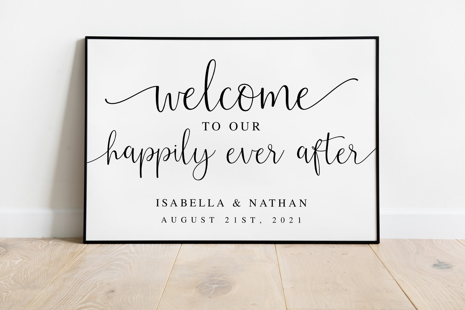 Wedding Welcome Sign Printable Wedding Welcome Sign Template - Etsy