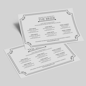 Call Anyone but the Bride Card, Wedding Phone Number Contact Card ...