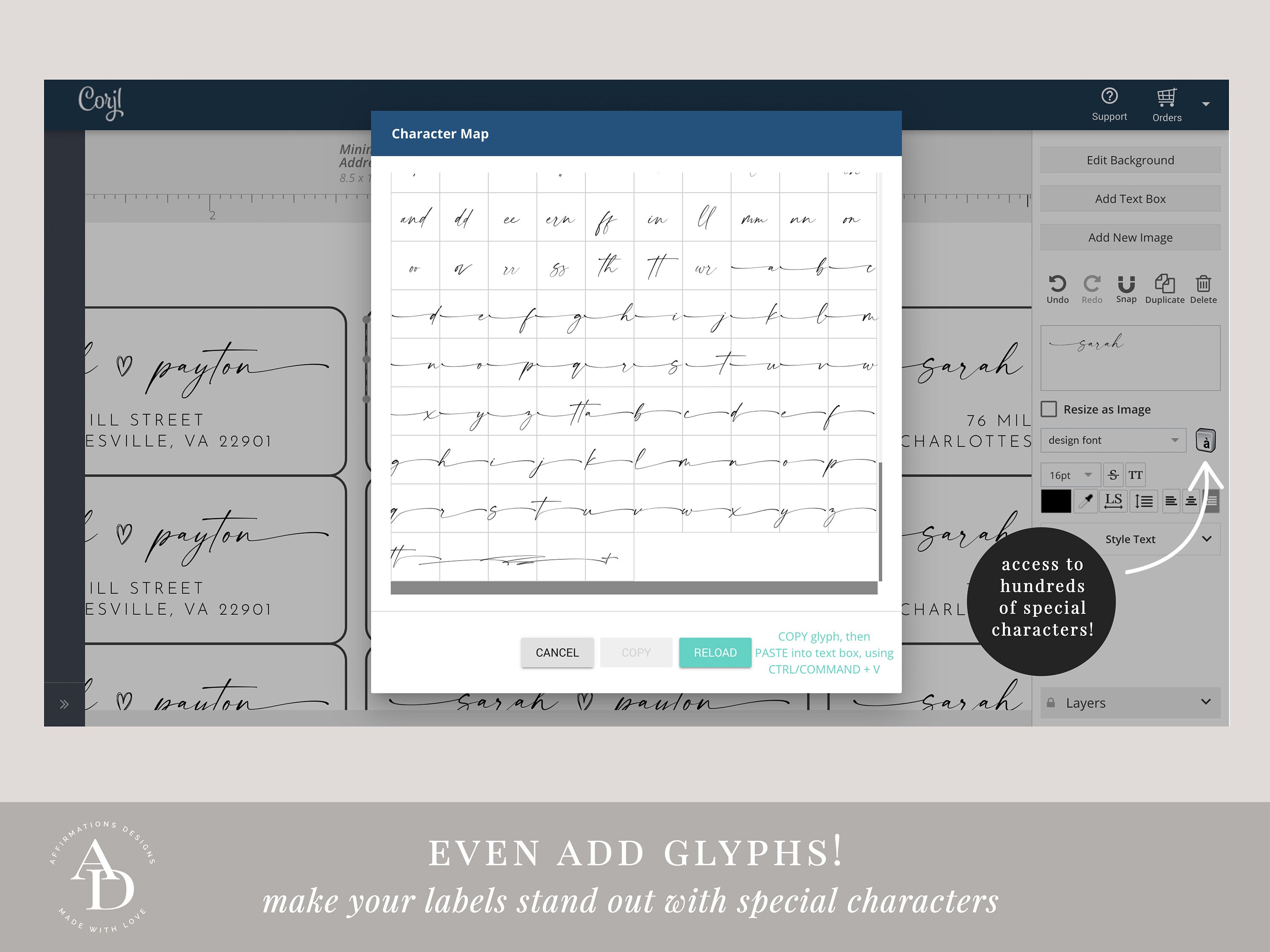 Printable Envelope Address Label Template Editable Return - Etsy