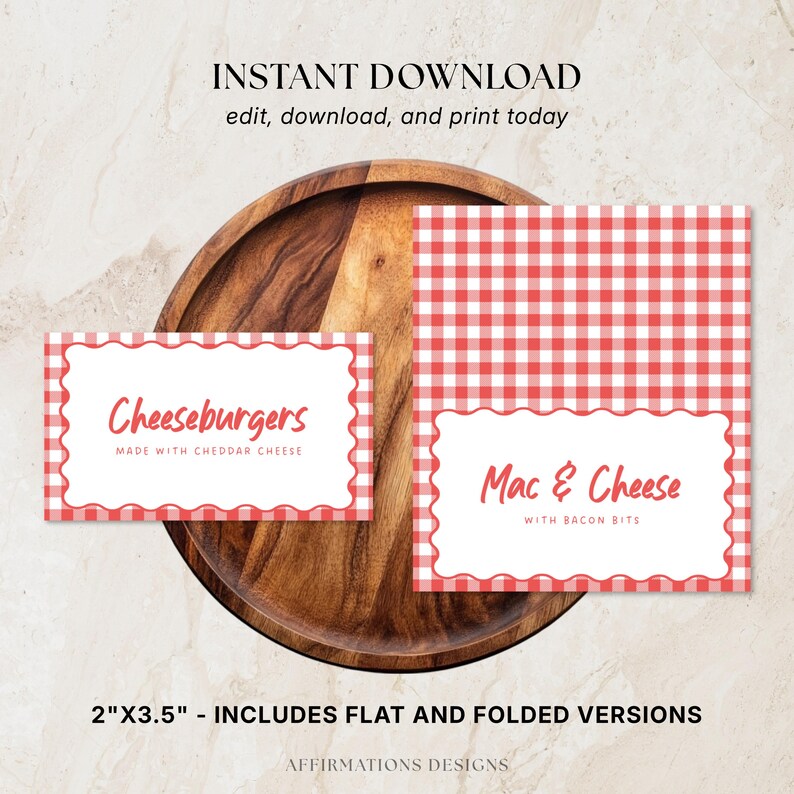 I Do BBQ Wedding Food Label Template, Food Card, Engagement Party Decor ...