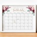 Guess Baby's Birth Date Calendar, Baby Shower Game, Printable Due Date ...