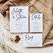 Signature Script Wedding Invitation Set Template Handwriting - Etsy