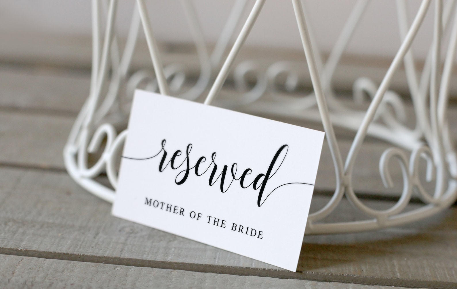 Reserved Wedding Place Cards Printable Reserved Place Cards - Etsy