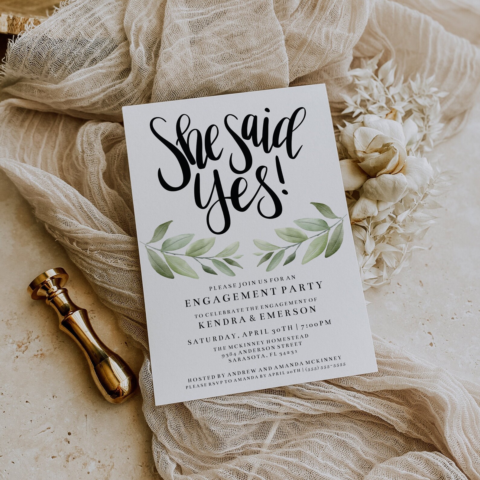 Printable Engagement Announcement Editable Engagement Party - Etsy