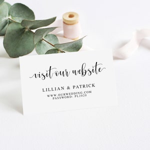 Printable Wedding Invitation Insert Cards, Editable Insert Card ...