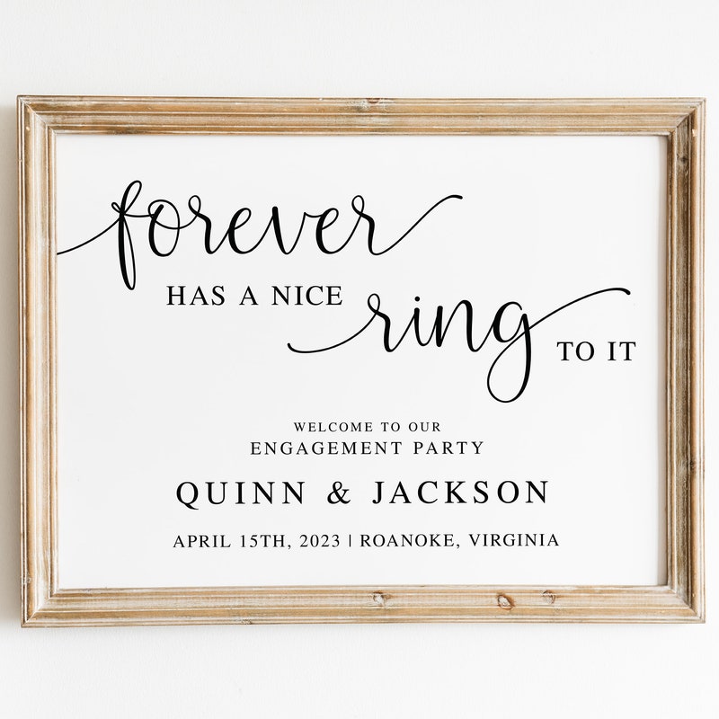 Engagement Party Welcome Sign - Etsy