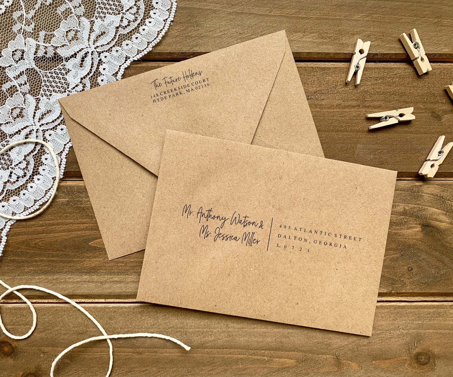 Printable Wedding Envelope Template, Editable Wedding Envelope Address ...
