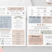 Printable Infographic Wedding Program, Best Day Ever Ceremony Program ...