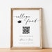 College Fund Graduation Party Sign, QR Code Sign, Graduation Gift Sign ...