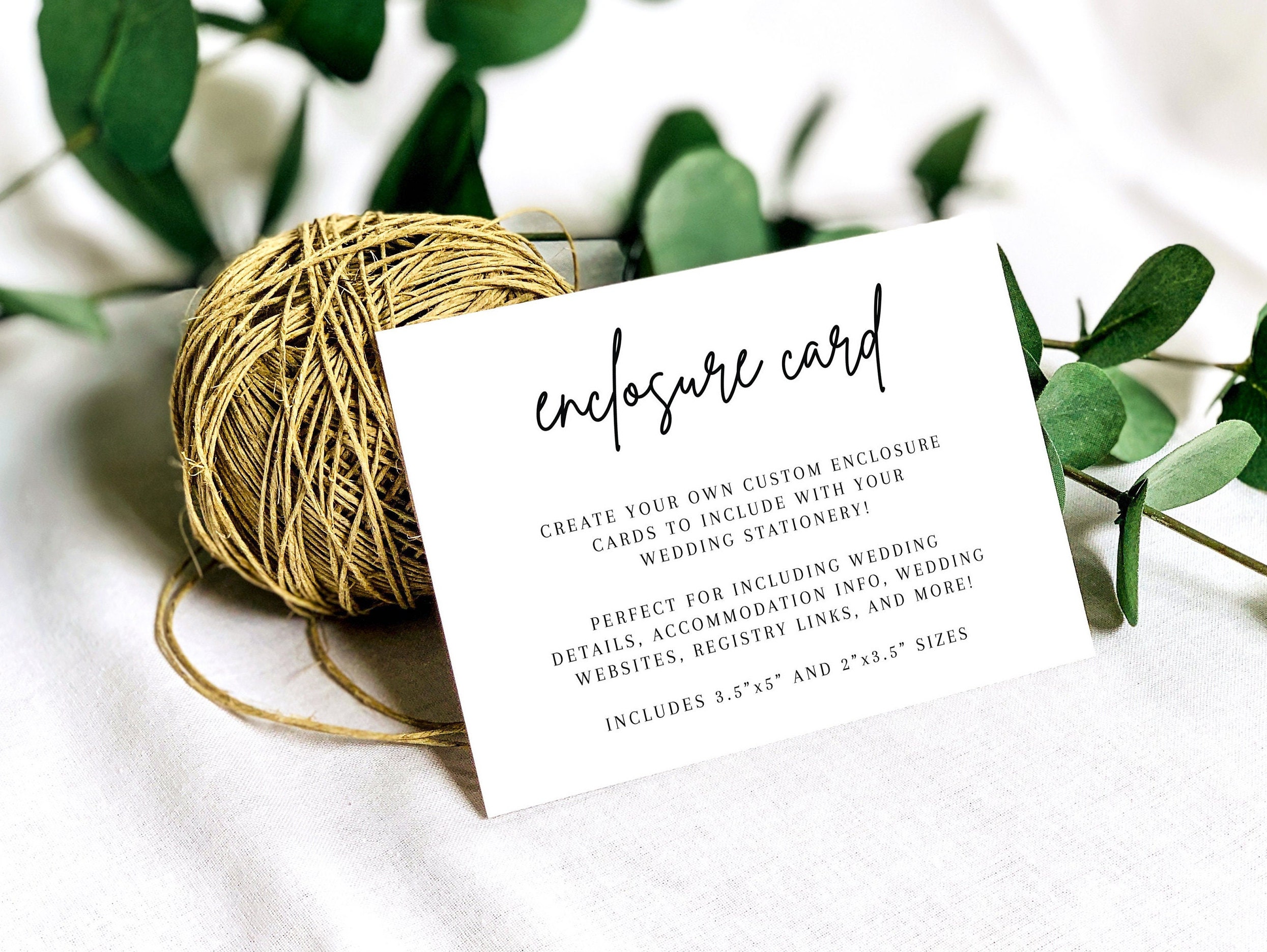 Templates For Enclosure Cards Eternal RSVP Online Enclosure Cards By