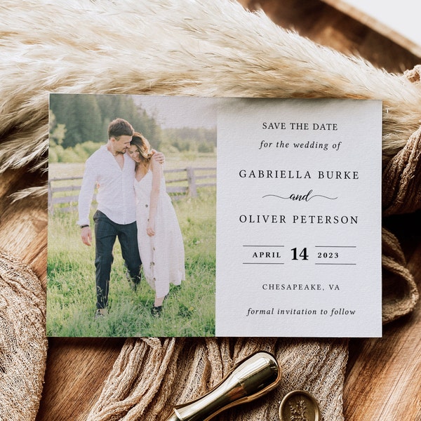 Save the Date Postcard - Etsy