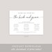 Call Anyone but the Bride and Groom Contact Card Template, Printable ...