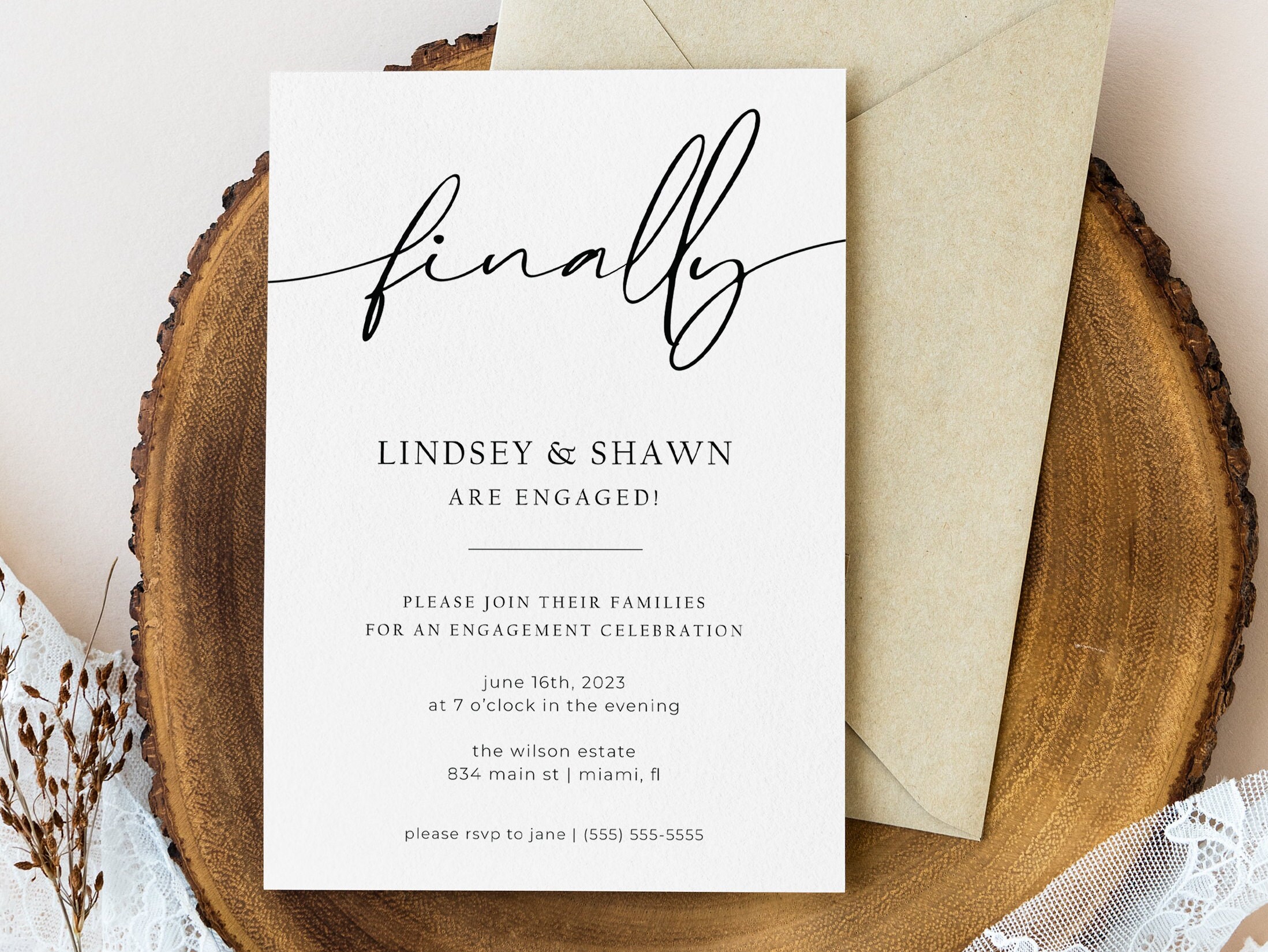 Finally Wedding Invitations