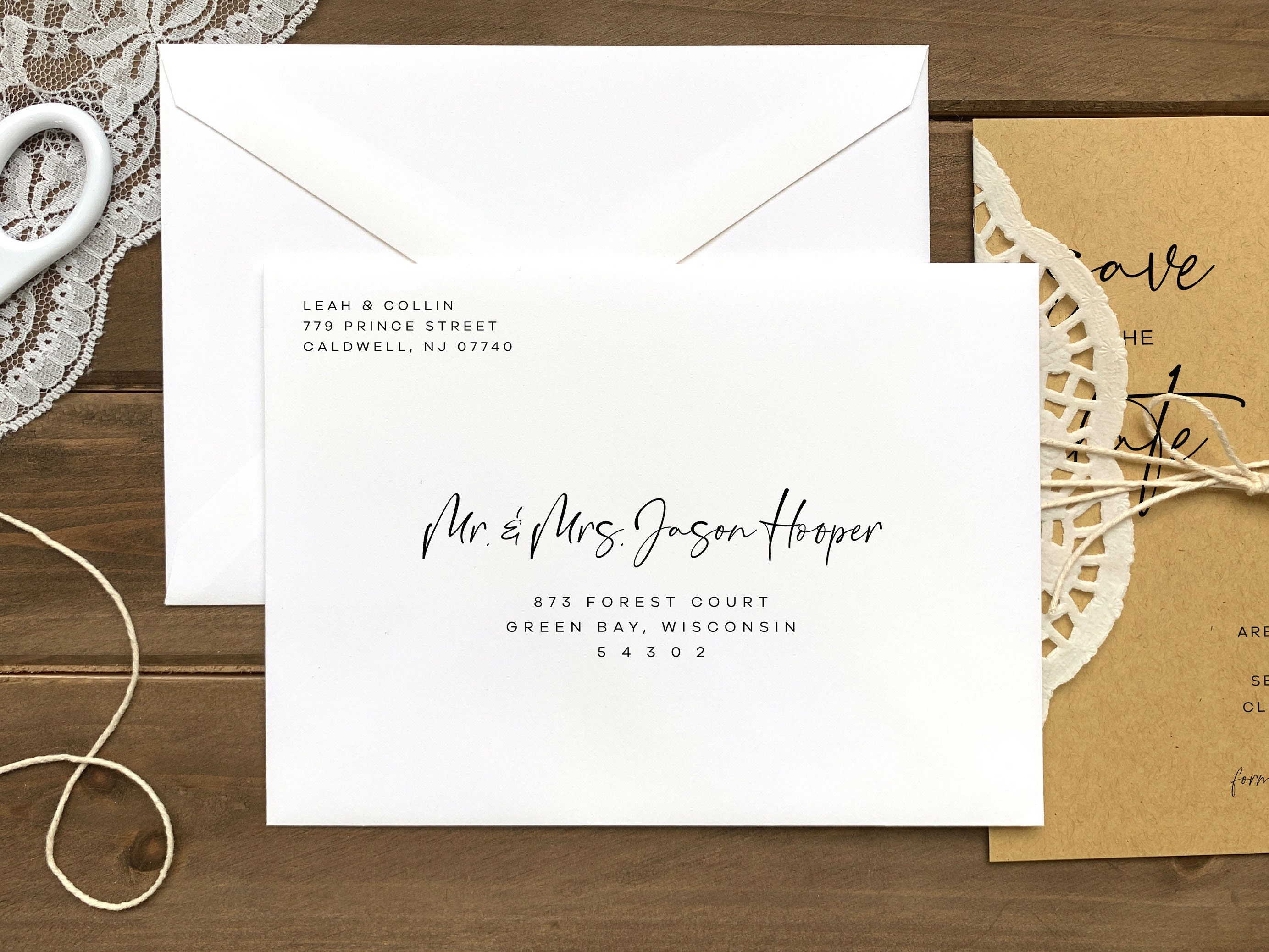 Printable Envelope Address Template Editable Wedding Address - Etsy