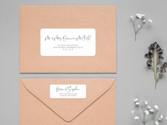 Address Label Etiquette Personalized Address Labels, Return Address