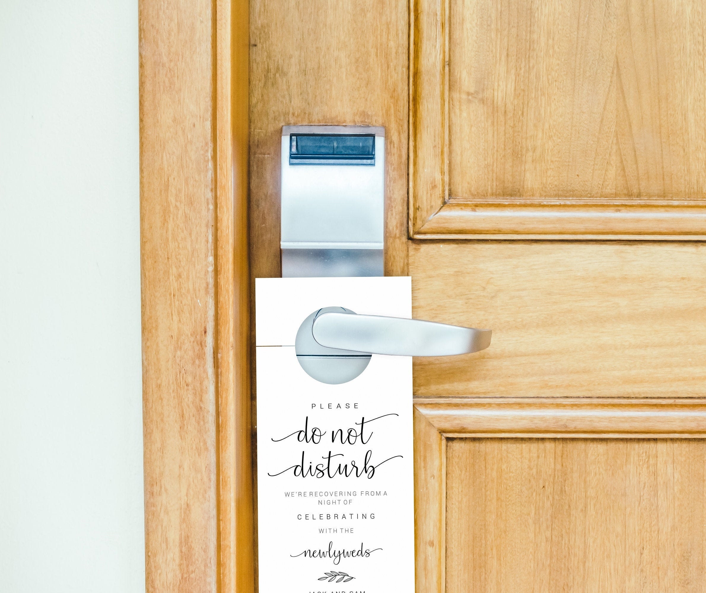 Wedding Welcome Door Hangers Printable Welcome Bag Door Knob | Etsy