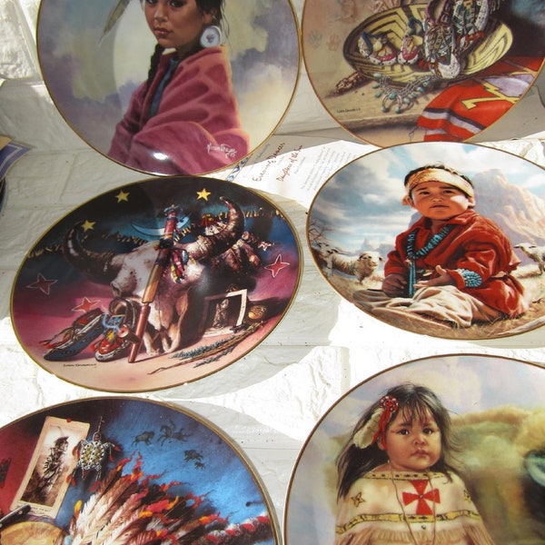 Native American Collector Plates - Etsy