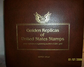 22 Kt Gold Replica of United States Stamps - Etsy