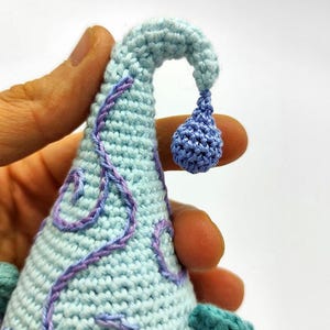 Water Sprite Crochet Pattern: Amigurumi Sea Animal Toy (PDF Tutorial ...