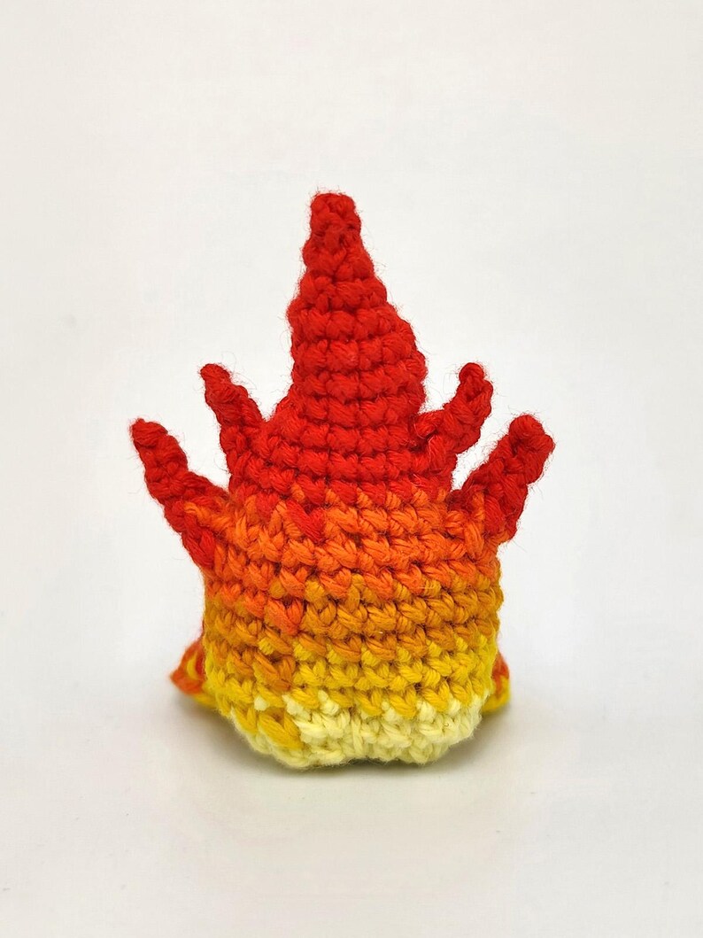 Fire Spirit Crochet Pattern: Amigurumi Keychain PDF Tutorial - Etsy Canada