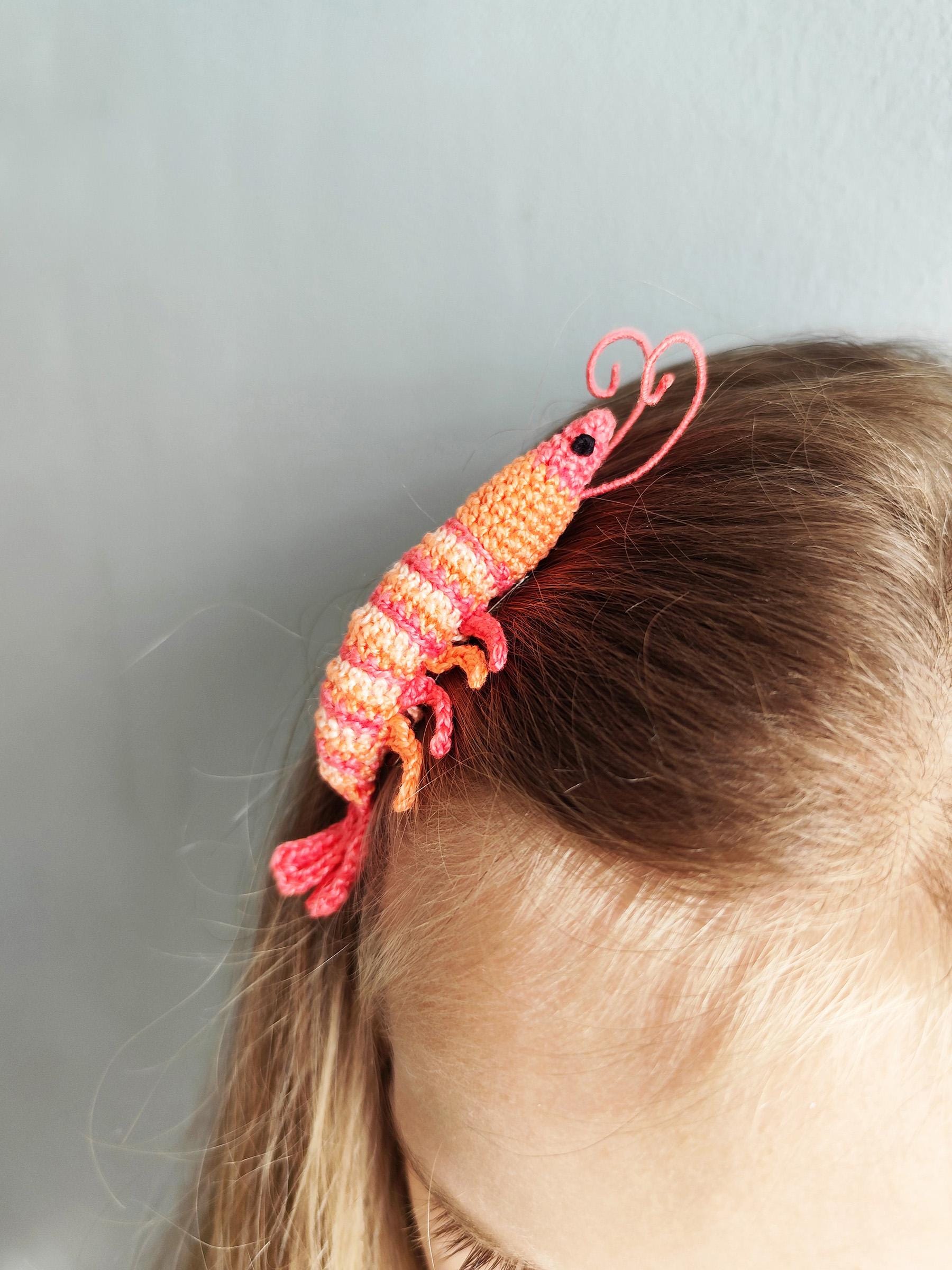Shrimp Crochet Pattern: Amigurumi Hair Clip or Toy (PDF Download) - Etsy