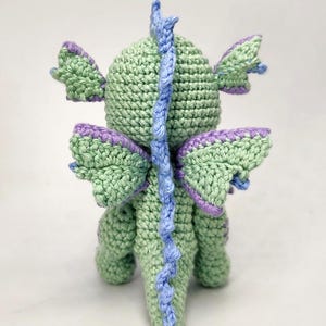 Water Dragon Crochet Pattern, Hatching Baby Dino, Amigurumi Dinosaur ...