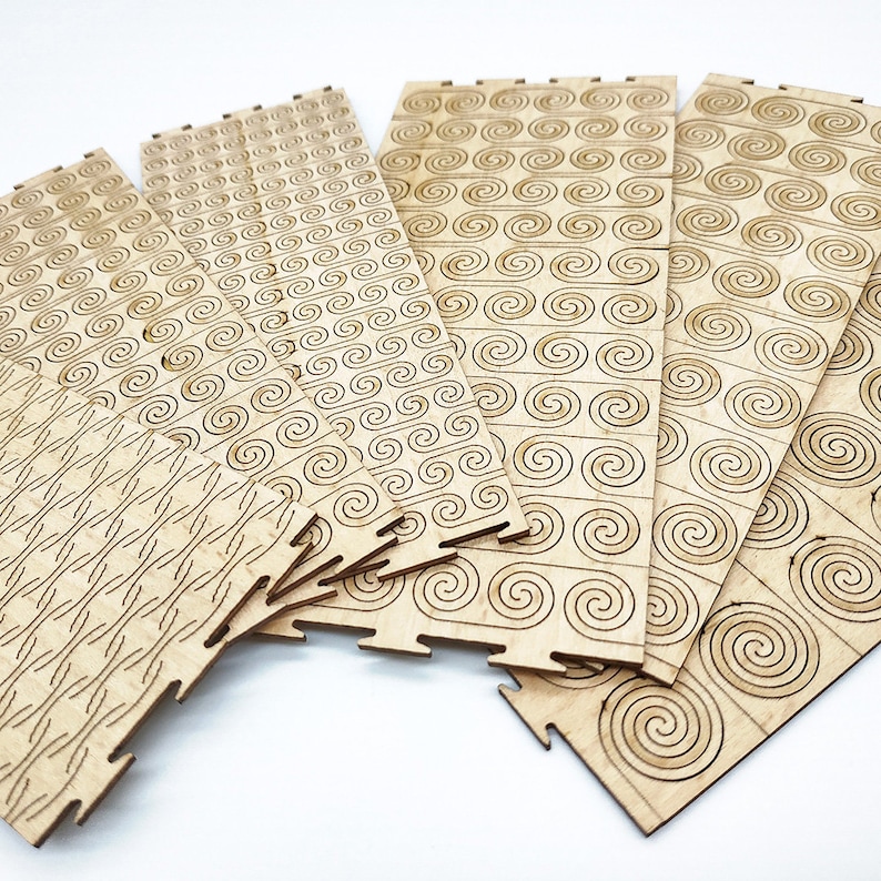 Flexible Plywood Laser Cut Files: 17 Designs (digital Template) - Etsy