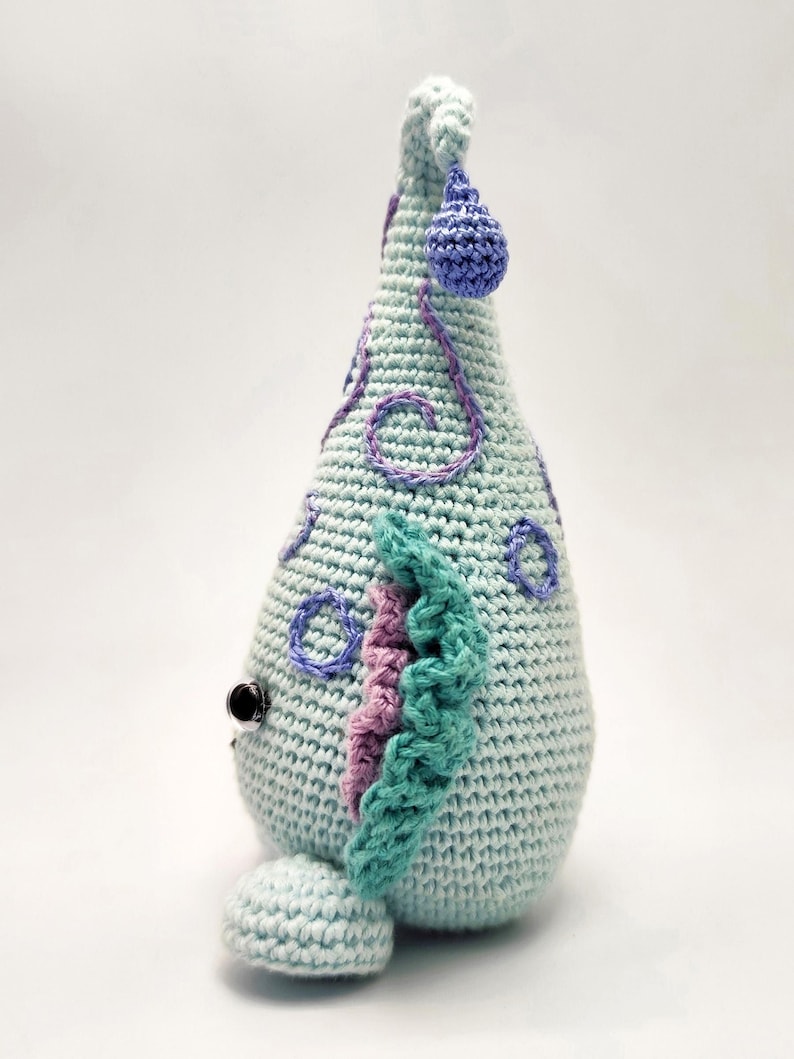 Water Sprite Crochet Pattern: Amigurumi Sea Animal Toy (PDF Tutorial ...