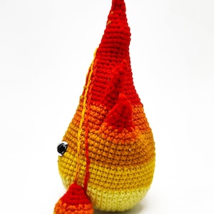 Fire Sprite Crochet Pattern: Amigurumi Flame Toy (PDF Tutorial) - Etsy