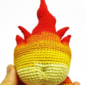 Fire Sprite Crochet Pattern: Amigurumi Flame Toy (PDF Tutorial) - Etsy