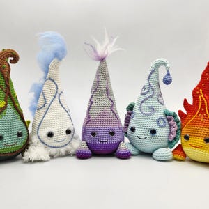 Water Sprite Crochet Pattern: Amigurumi Sea Animal Toy (PDF Tutorial ...