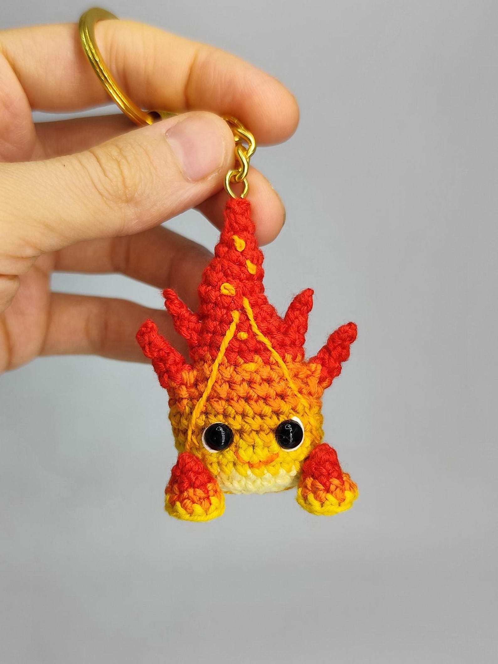 Crochet Elemental Sprite Keychain Pattern: Amigurumi Dragons (PDF ...