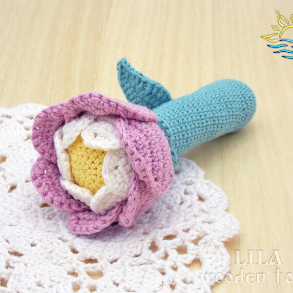 Flower Rattle - Etsy