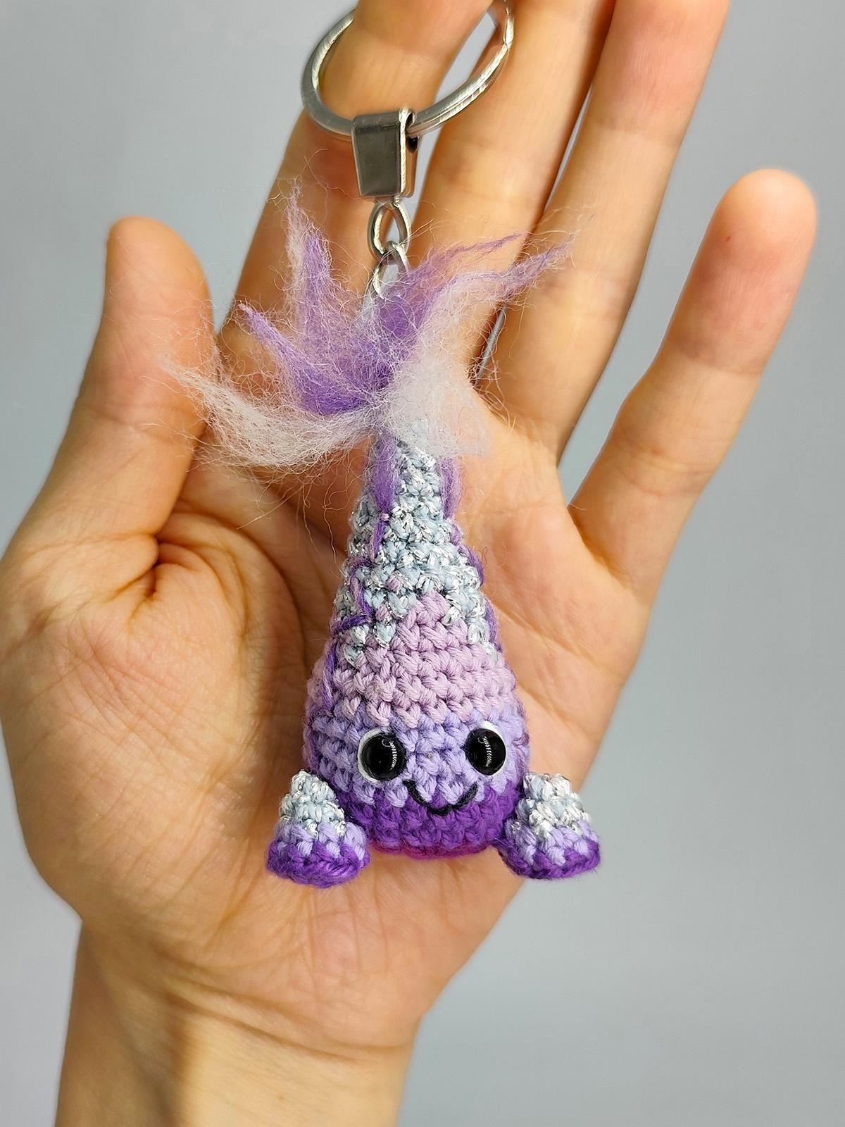 Crochet Elemental Sprite Keychain Pattern: Amigurumi Dragons (PDF ...