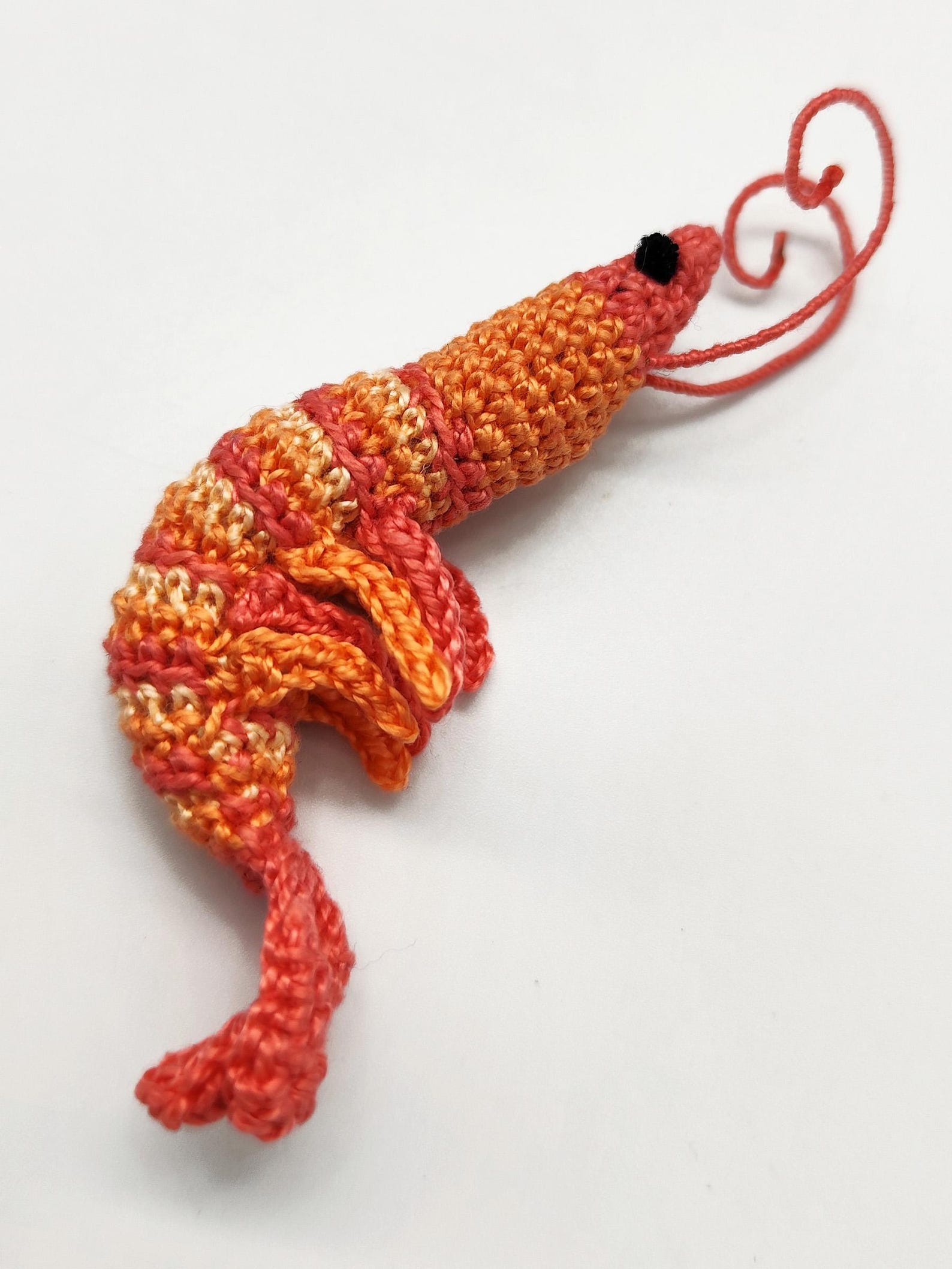 Shrimp Crochet Pattern: Amigurumi Hair Clip or Toy (PDF Download) - Etsy