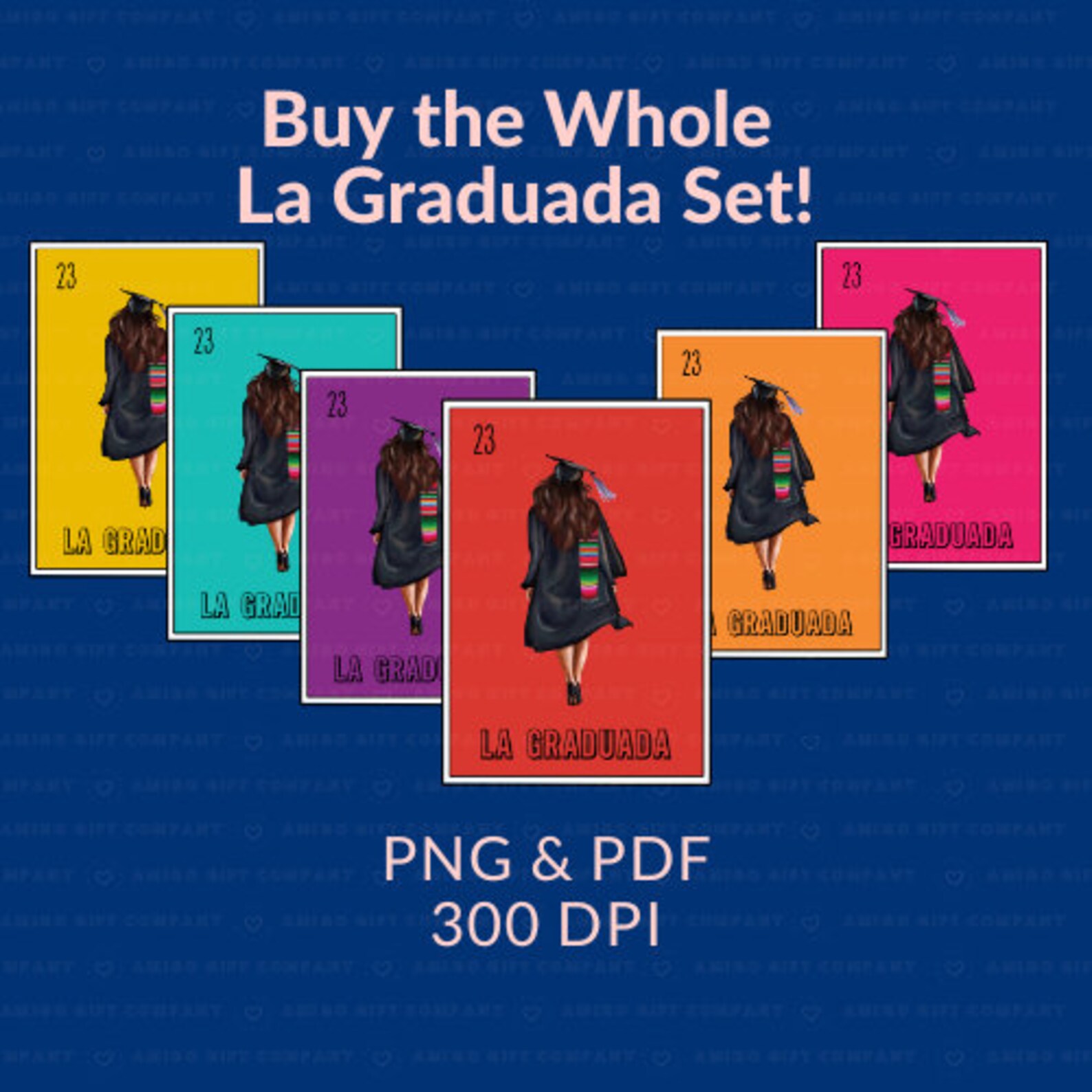 La Graduada Loteria Card 2023 PNG PDF 300 DPI Digital File for ...